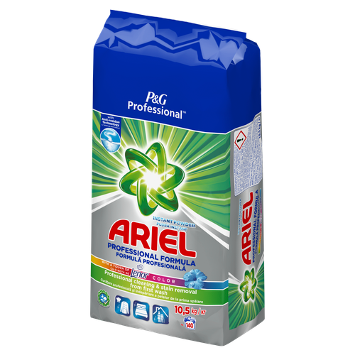 Ariel Professional prašak za veš Touch of Lenor Color 10.5 kg (140 pranja) XXL