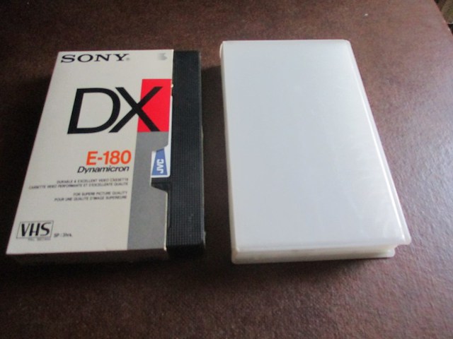 VIDEO kaseta SONY DX E-180 + PVC omot