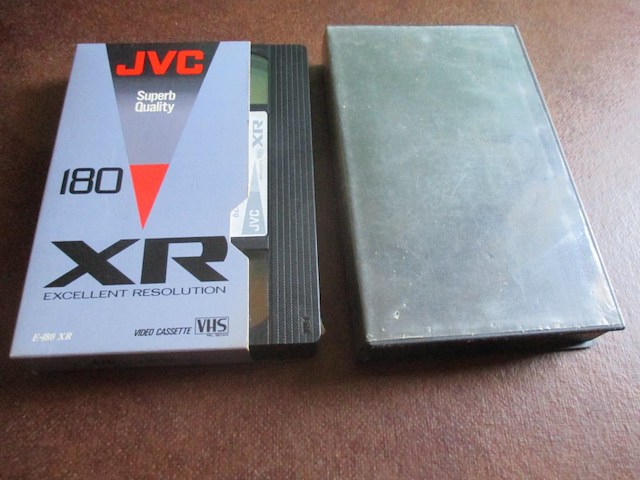 VIDEO kaseta JVC XR E-180 + PVC omot