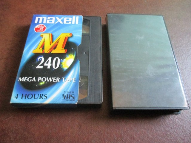 VIDEO kaseta MAXELL M E-240 + PVC omot