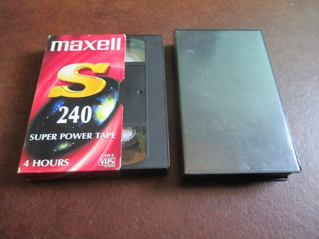 VIDEO kaseta MAXELL S E-240 + PVC omot