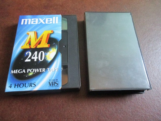 VIDEO kaseta MAXELL M E-240 + PVC omot