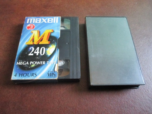VIDEO kaseta MAXELL M E-240 + PVC omot
