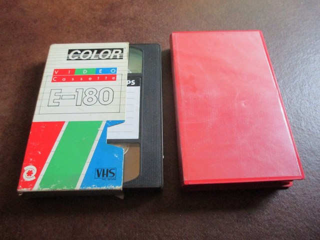 VIDEO kaseta COLOR E-180 + PVC omot