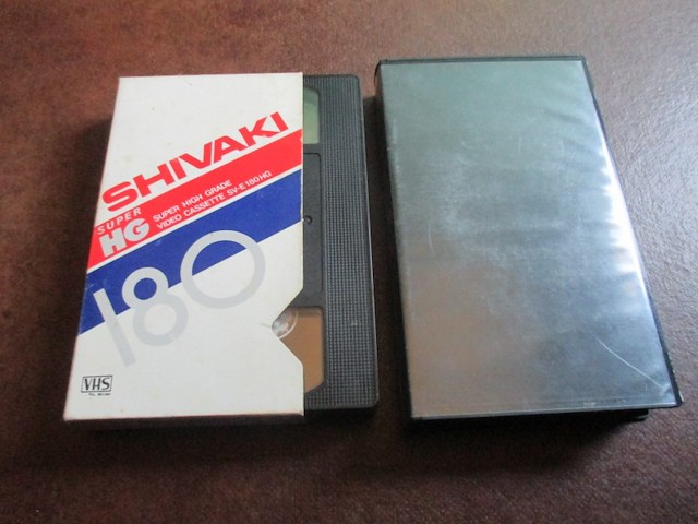 VIDEO kaseta SHIVAKI HG E-180 + PVC omot