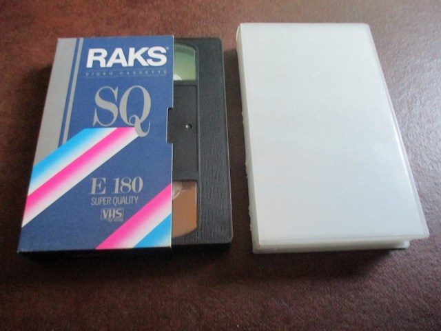 VIDEO kaseta RAKS SQ E-180 + PVC omot