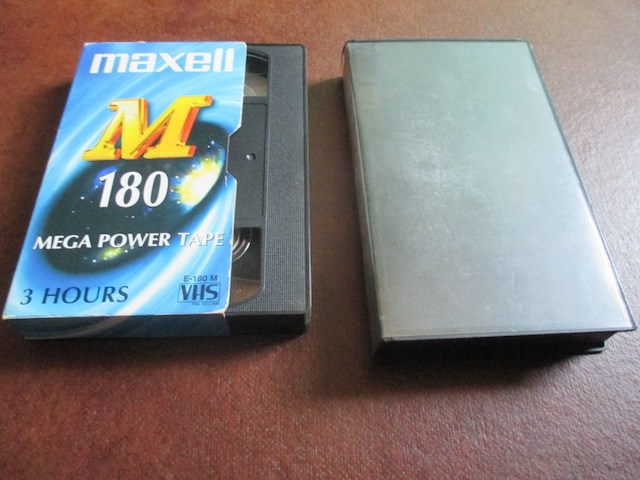 VIDEO kaseta MAXELL M E-180 + PVC omot