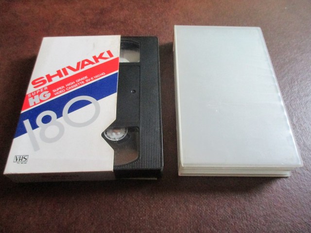 VIDEO kaseta SHIVAKI HG E-180 + PVC omot