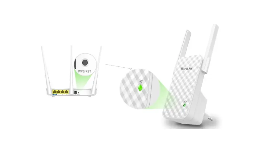 Tenda A9 WiFi ripiter/ruter 300Mbps Repeater Mode Client+AP white (Alt:WNP-RP300-03 )