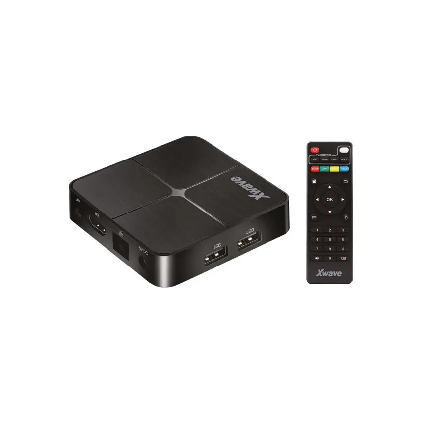 Xwave TV BOX X1 Smart TV 4K/Android10/2GB/16GB/HDMi/RJ45/Wifi/USB/AUX