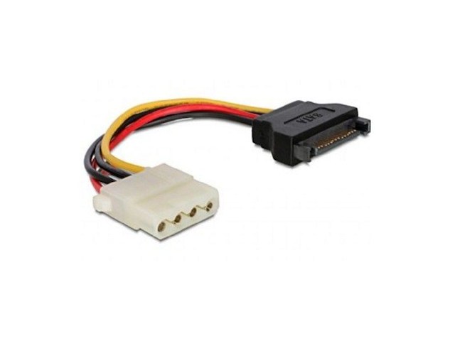 CC-SATA-PS-M Gembird SATA (male) to Molex (female) power cable, 0.15 m