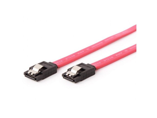 CC-SATAM-DATA-0.3M Gembird Metal clips, Serial ATA data kabl flat 0,3m