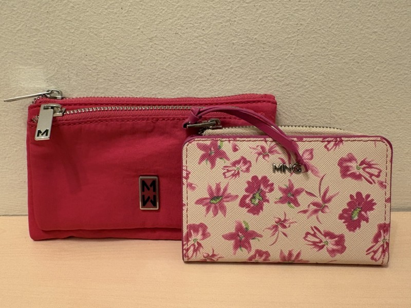 MANGO neseser i novčanik pink NOVO