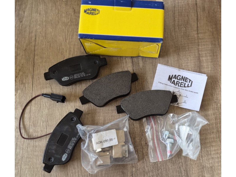 MAGNETI MARELLI BPQ1160 Kočione pločice Fiat