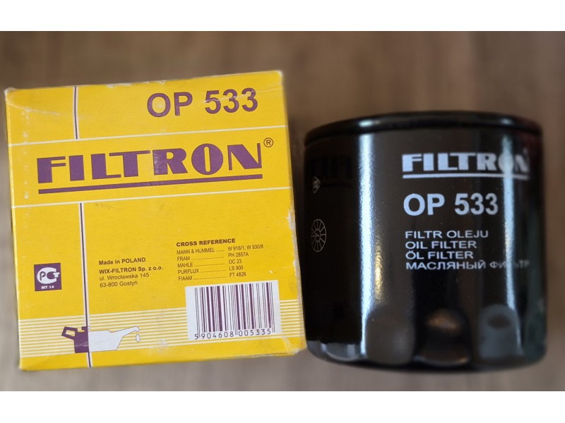 FILTRON Filter ulja OP 533