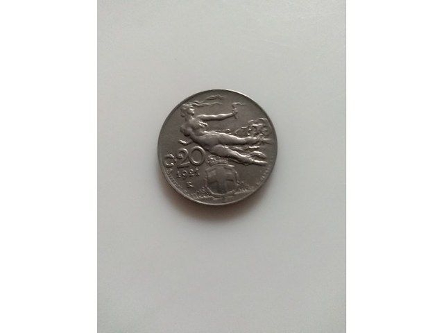 20 centi Italija, 1921.