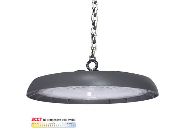 M460300-S6 300W CCT LED UFO svetiljka 3000~6500K IP65 siva Mitea Lighting