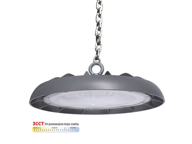 M460150-S6 150W CCT LED UFO svetiljka 3000~6500K IP65 siva Mitea Lighting