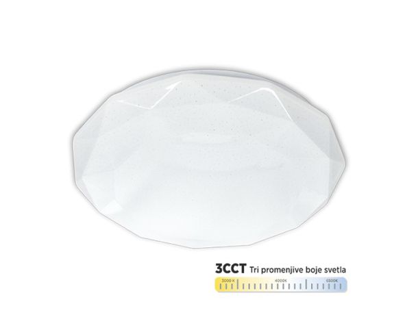 M205403-CCT 36W LED SMD DIP Switch 3000-6500K plafonjera dijamant Mitea Lighting