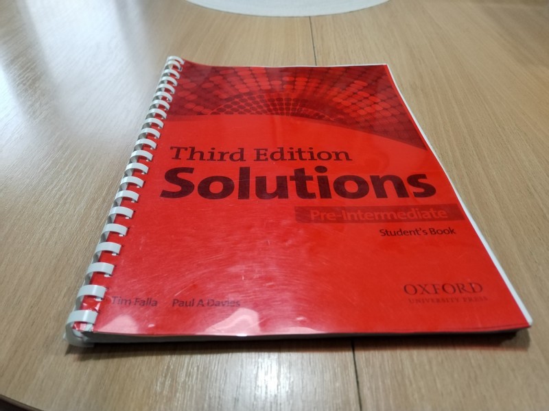SOLUTIONS (Pre-Intermediate) Student*s Book
