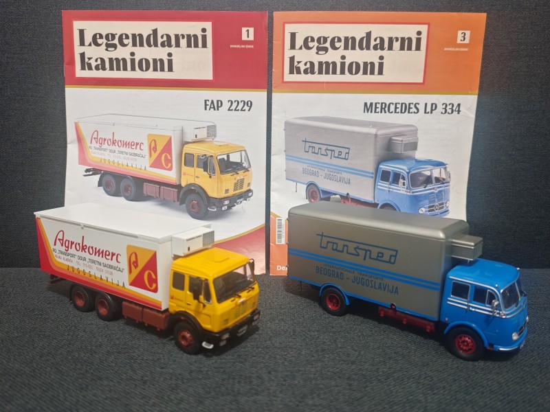 Legendarni Kamioni (2 modela) 1:43