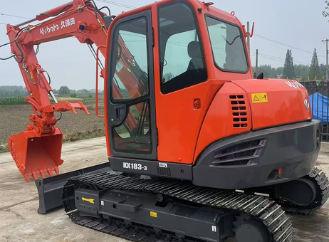 Мини багер Kubota KX183-3 од 8 тона - Спреман за рад