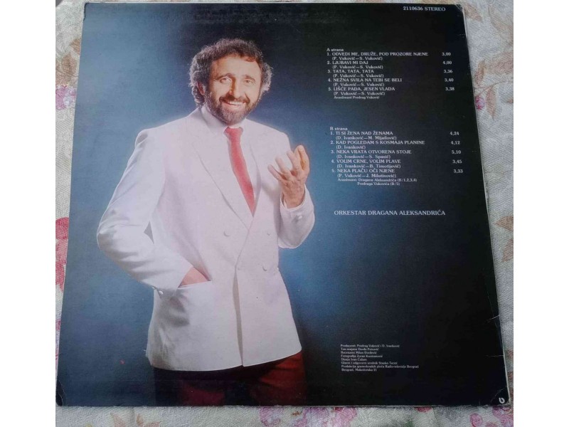 LP Zoran Jovanović-Odvedi Me, Druže, Pod Prozore Njene