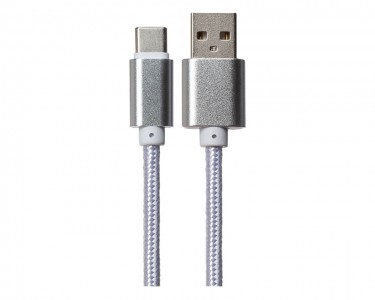 FAST ASIA Kabl USB 2.0 Tip-A na Tip-C 1m (srebrni)