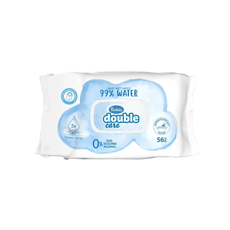 Violeta Baby Vlažne Maramice Water Care 56 Komada