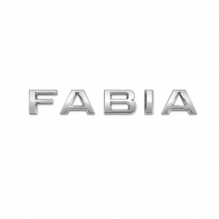 3D Natpis Fabia – 5462