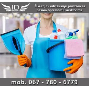 ČIŠĆENJE I ODRŽAVANJE PROSTORA SA NAŠOM OPREMOM I SREDSTVIMA