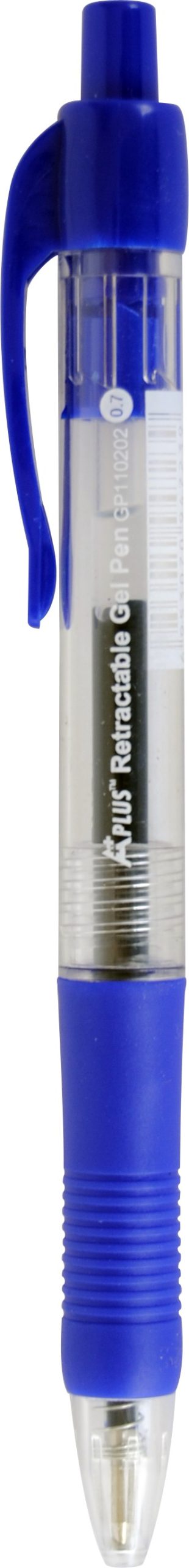 Gel roler GP110202 sa push mehanizmom 0,7 mm, gumeni grip