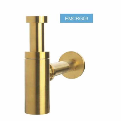 Sifon za lavabo DN32 5/4″ okrugli, gold/EMCRG03