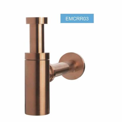 Sifon za lavabo DN32 5/4″ okrugli, rose/EMCRR03