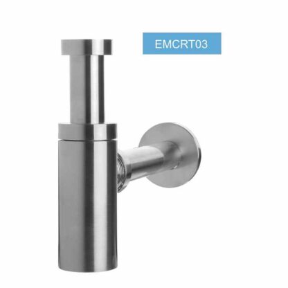 Sifon za lavabo DN32 5/4″ okrugli, metal/EMCRT03