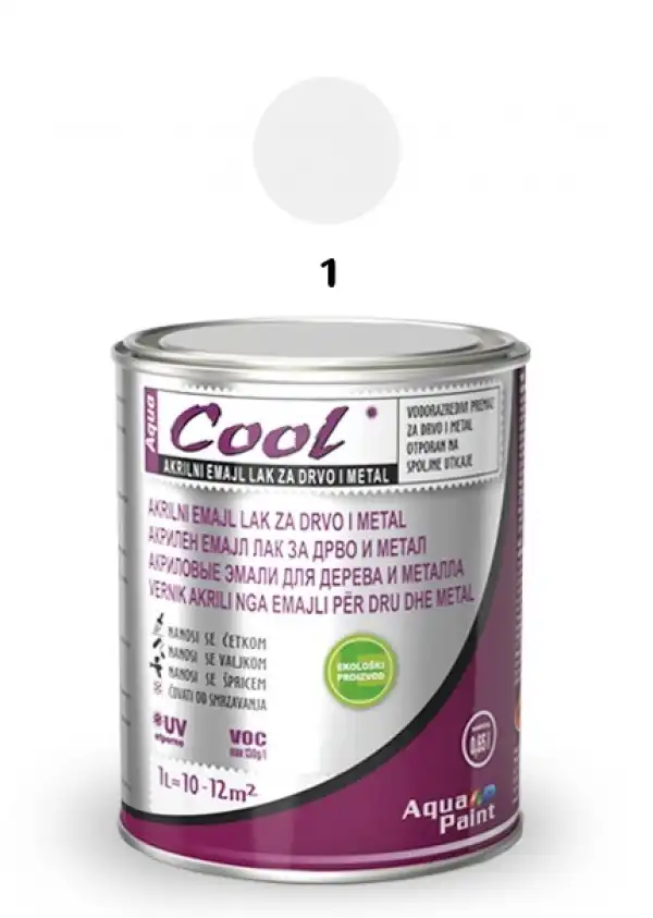 COOL-EMAJL, AKRILNI, 0.65L- 01 BELI, RAL9010