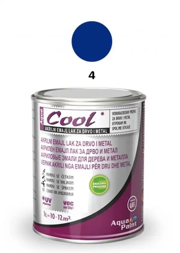 COOL-EMAJL, AKRILNI, 0.65L- 04 PLAVI, RAL5010