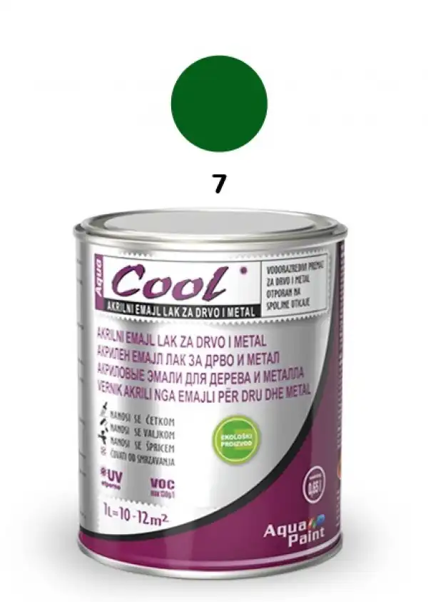 COOL-EMAJL, AKRILNI, 0.65L- 07 S.ZELENI, RAL6001