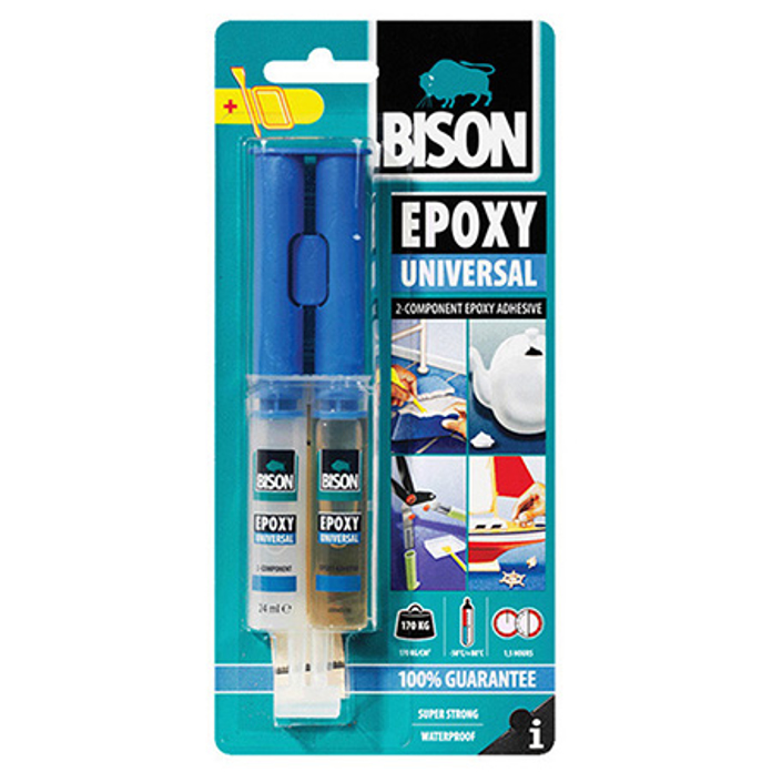 Bison Epoxy Universal 24 ml dvokomponentni univerzalni epoksi lepak
