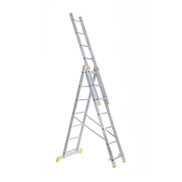 Dvostrane merdevine Aluminijumske 3x7 gazišta 4m Bomber 077098