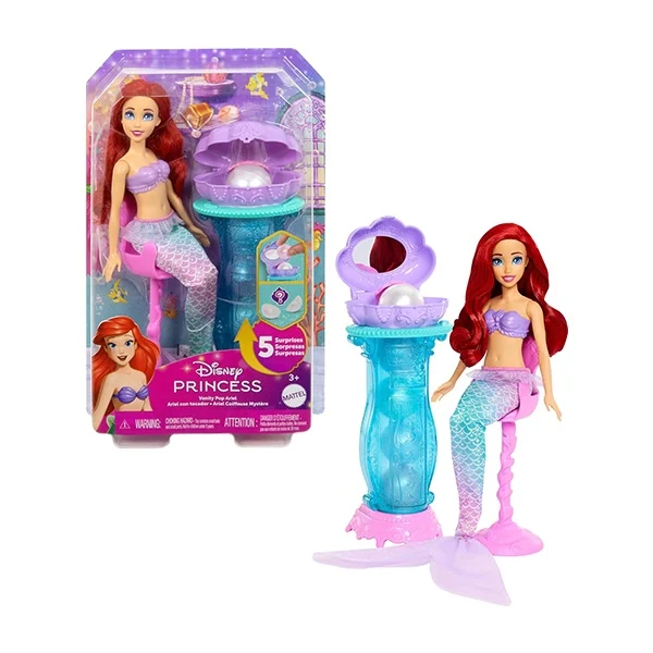 Lutka Mala sirena Ariel sa magičnim ogledalom Disney 259298