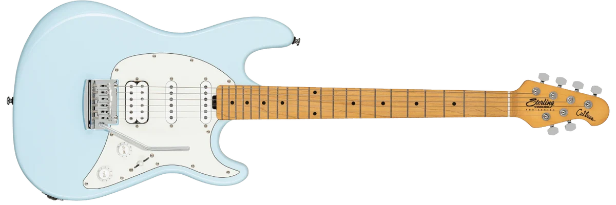 Sterling by Music Man SUB Cutlass CT30 HSS Daphne Blue - Električna gitara