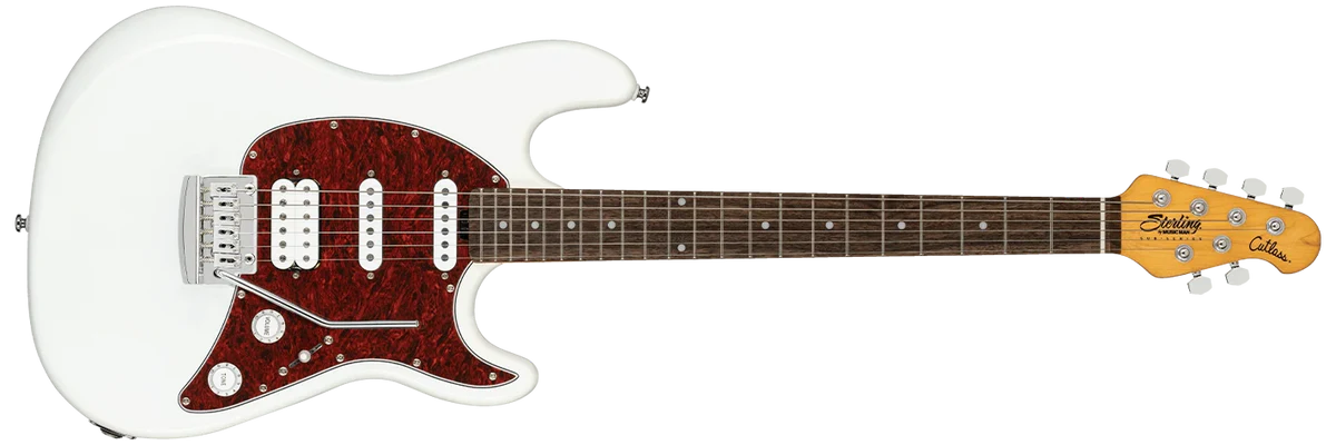 Sterling by Music Man SUB Cutlass CT30 HSS Olympic White - Električna gitara