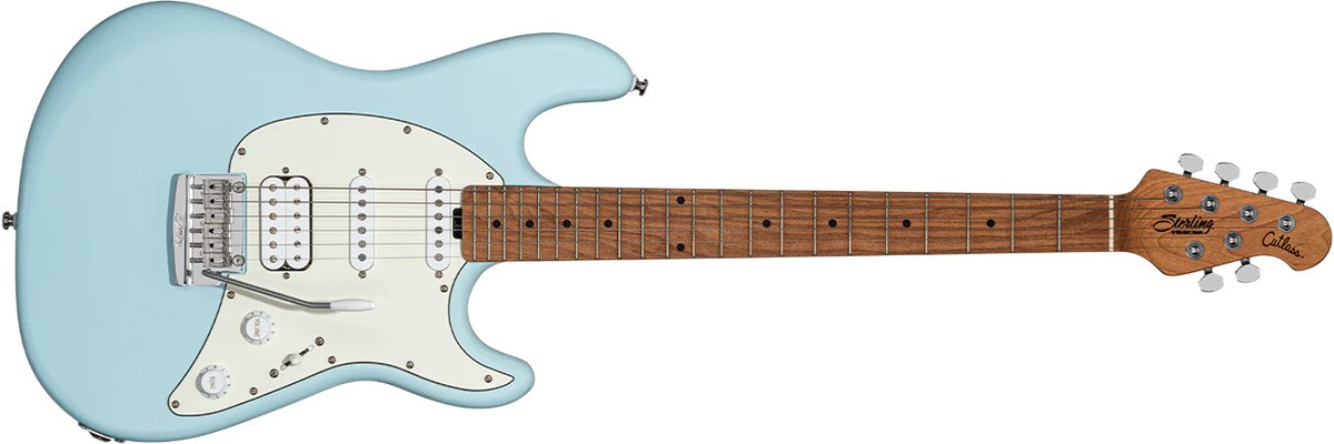 Sterling by Music Man Cutlass CT50 HSS Daphne Blue Satin - Električna gitara