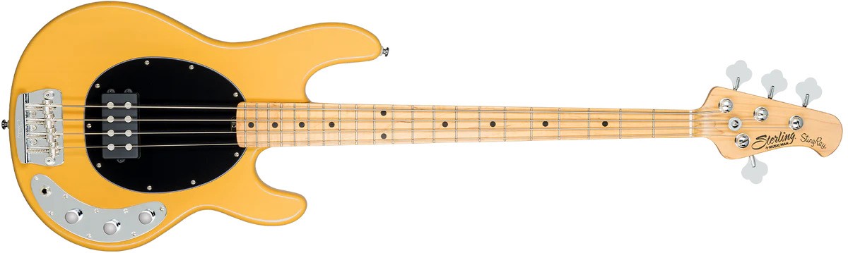 Sterling by Music Man Stingray RAY24CA Butterscotch - Bas gitara