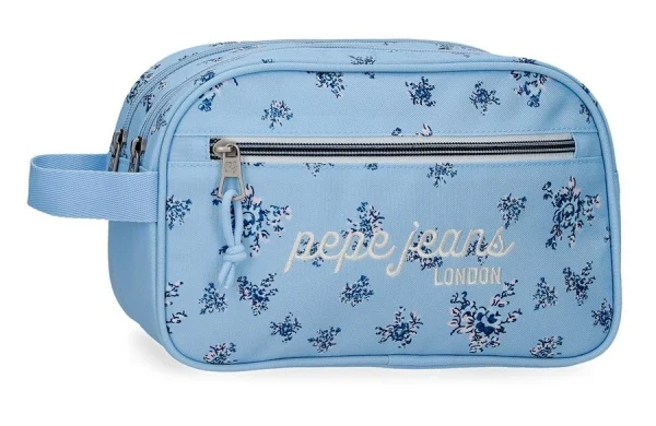 Ženski neseser sa 2 pregrade Olivia sky blue Pepe Jeans 60.844.42