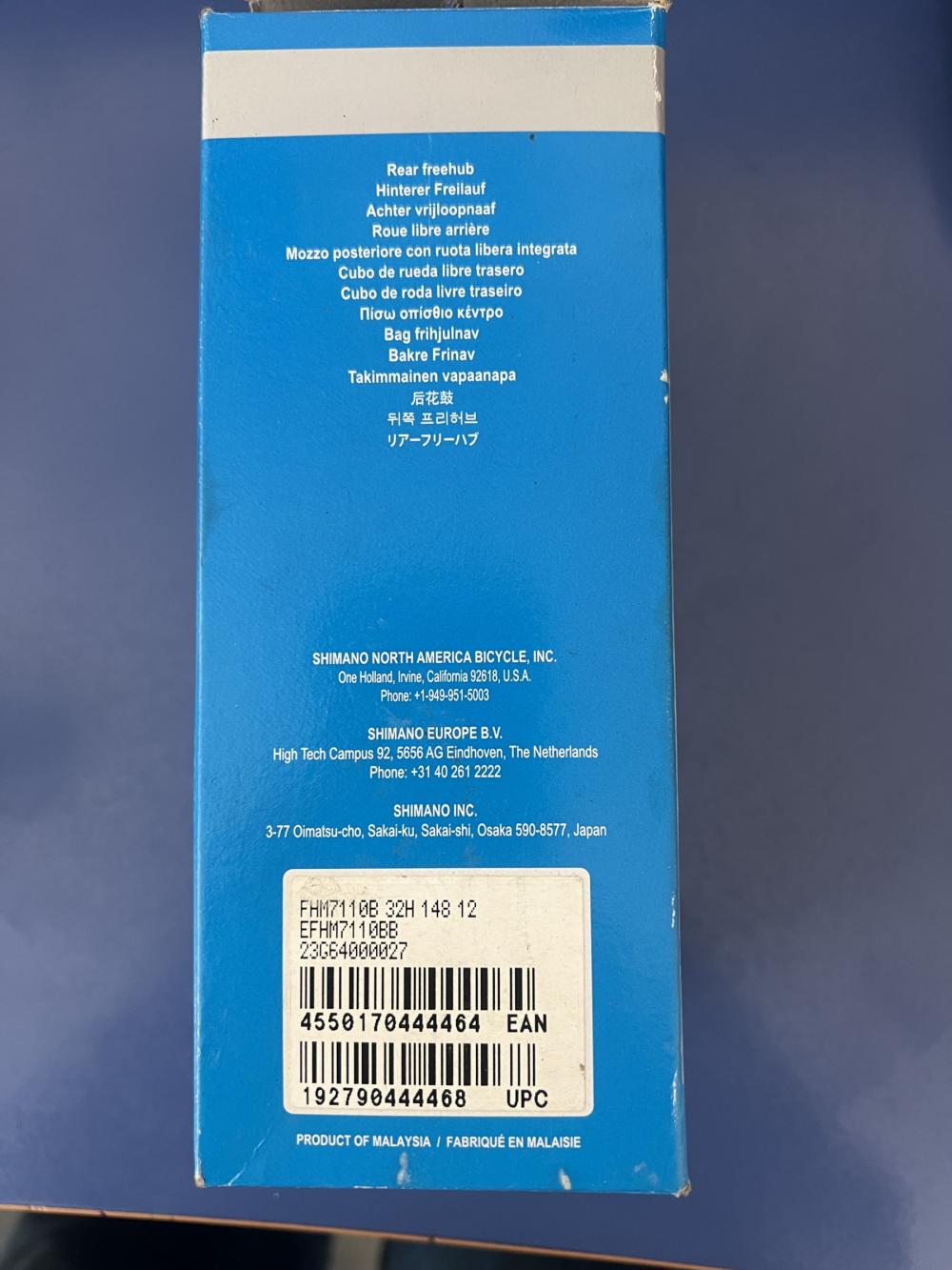 Shimano 148x12 CL zadnja nabla