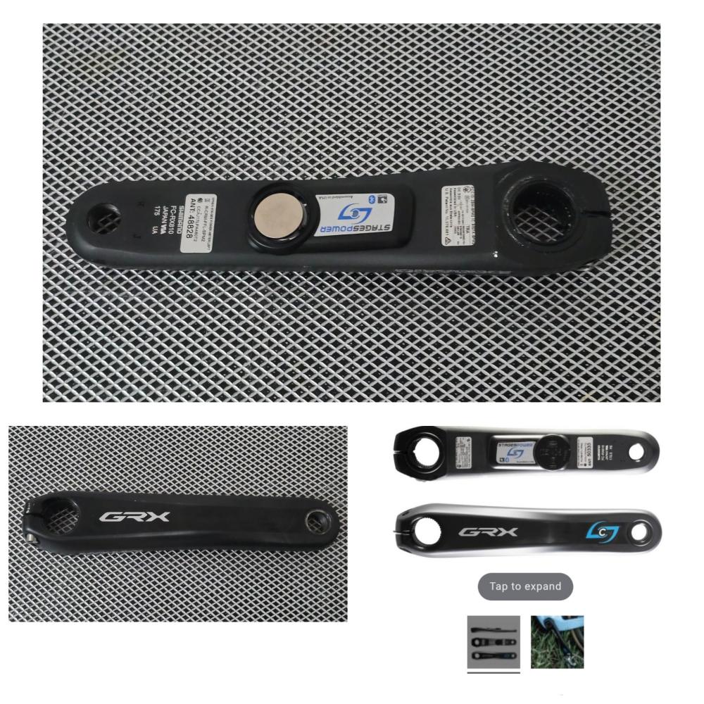 Stages Power Metar Shimano GRX RX810 Leva Kurbla