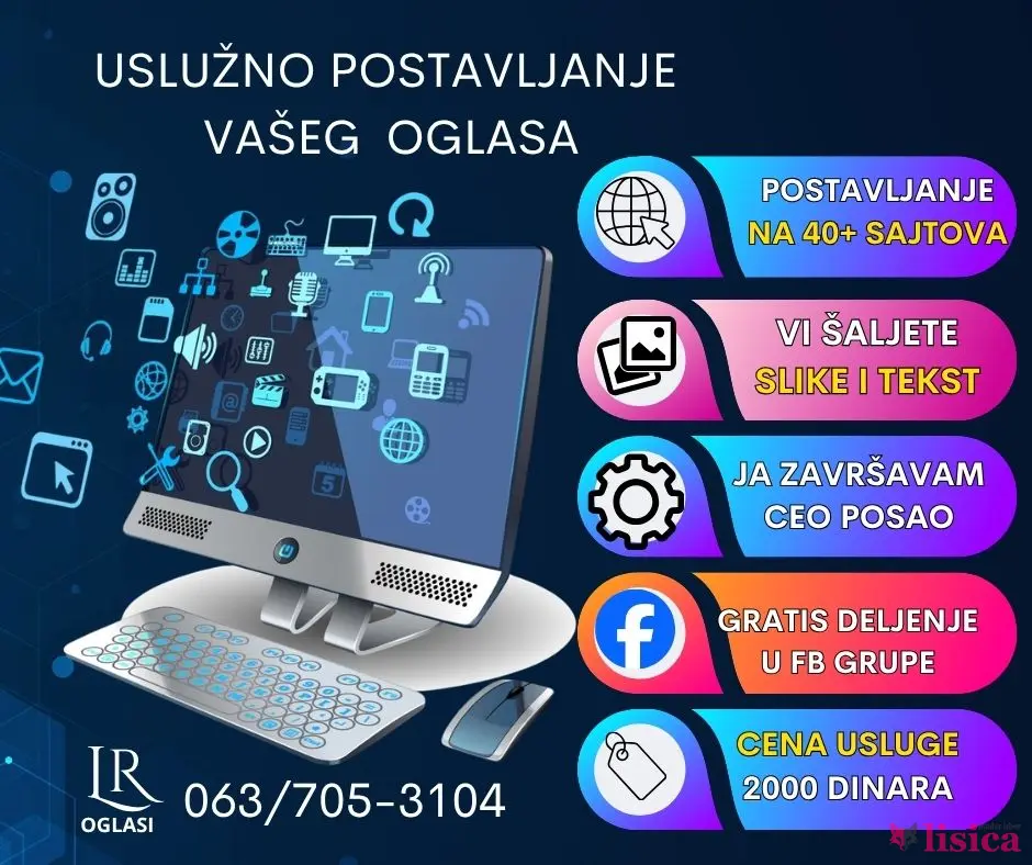 Uslužno postavljam vaš oglas