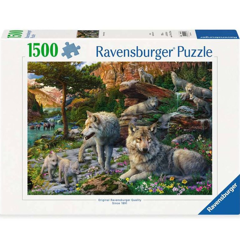 Ravensburger puzzle (slagalice) – 1500pcs Vukovi u proleće RA12000719